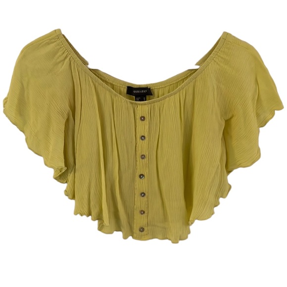 Primark | Tops | Primark Yellow Flowy Off The Shoulder Top | Poshmark